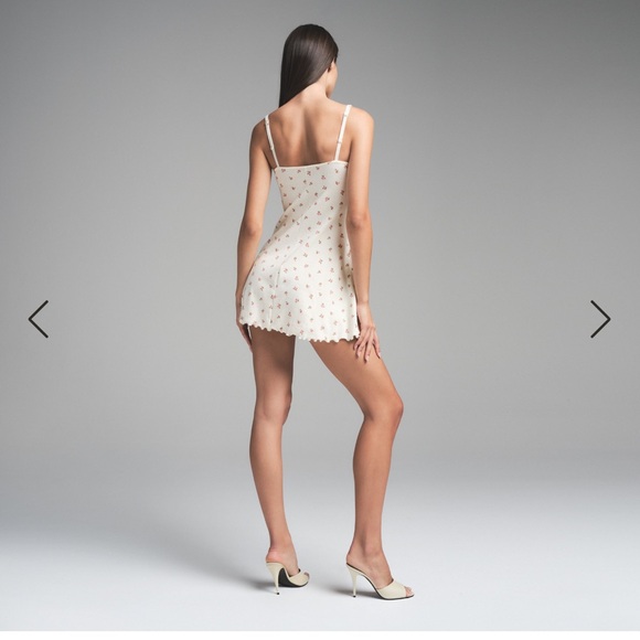 SKIMS | Intimates & Sleepwear | Nwt Skims Logo Pointelle Mini Dress ...